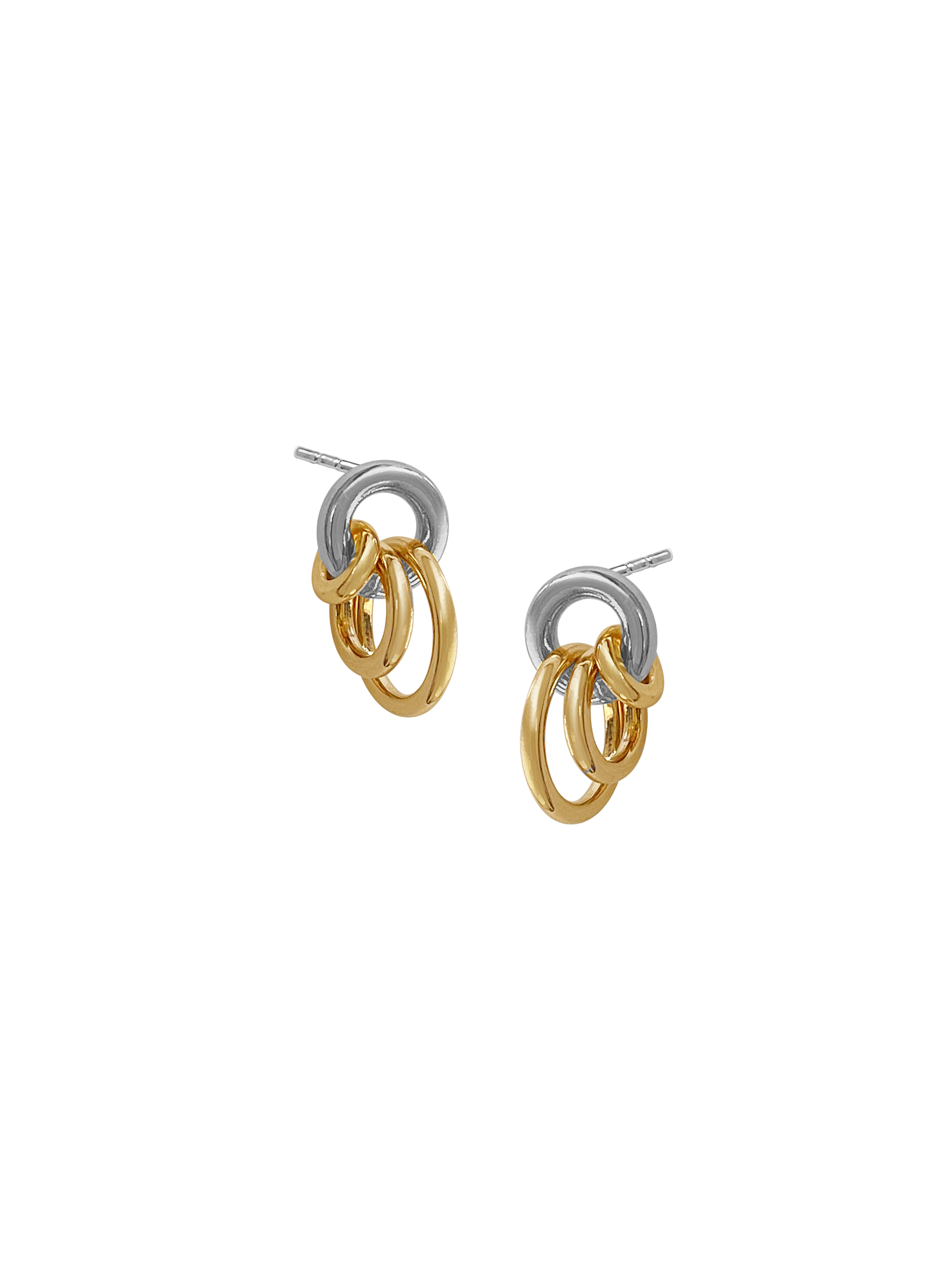 Two Tone Aria Earrings – lauralombardi
