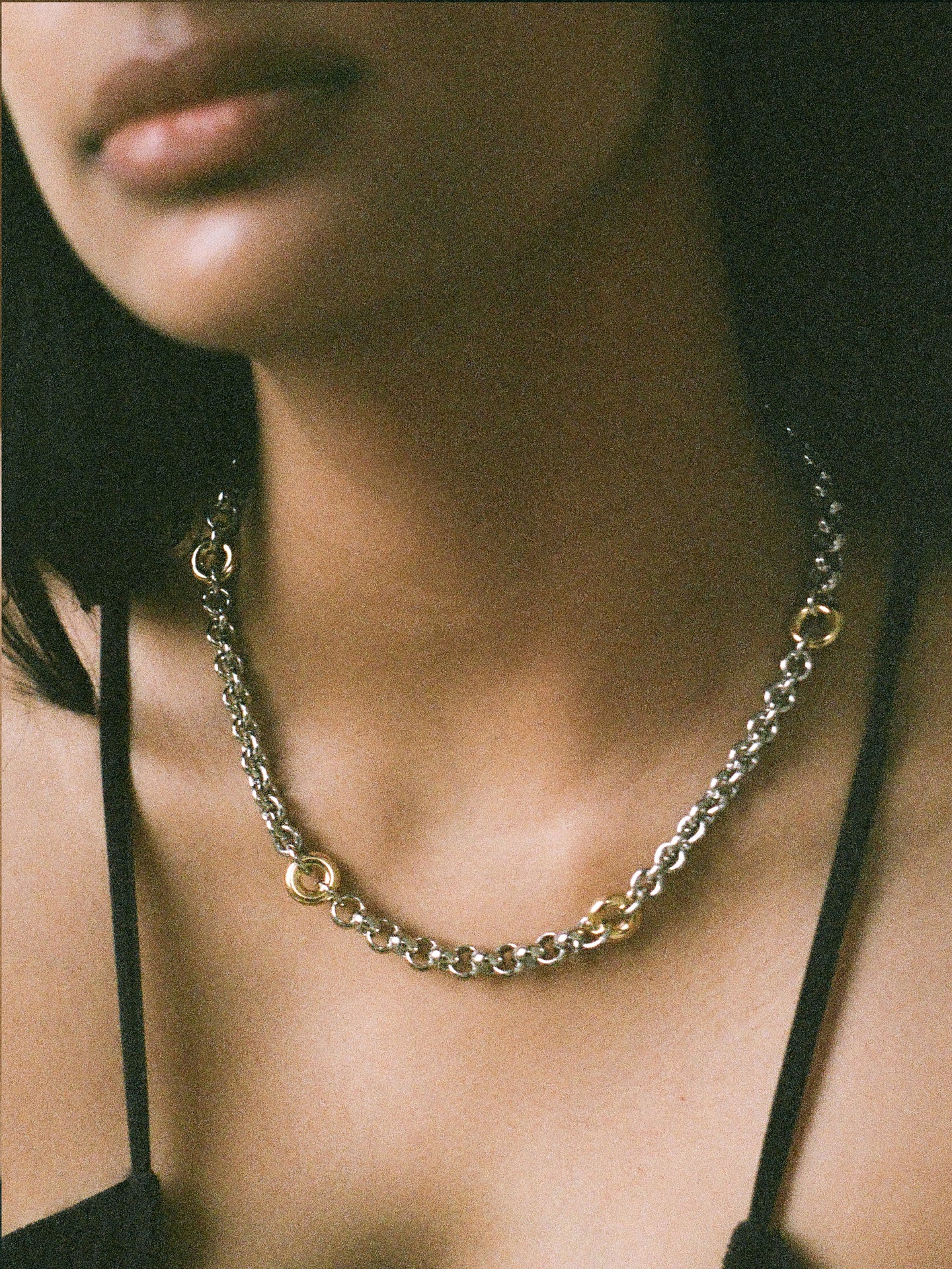 Two Tone Fillia Necklace – lauralombardi