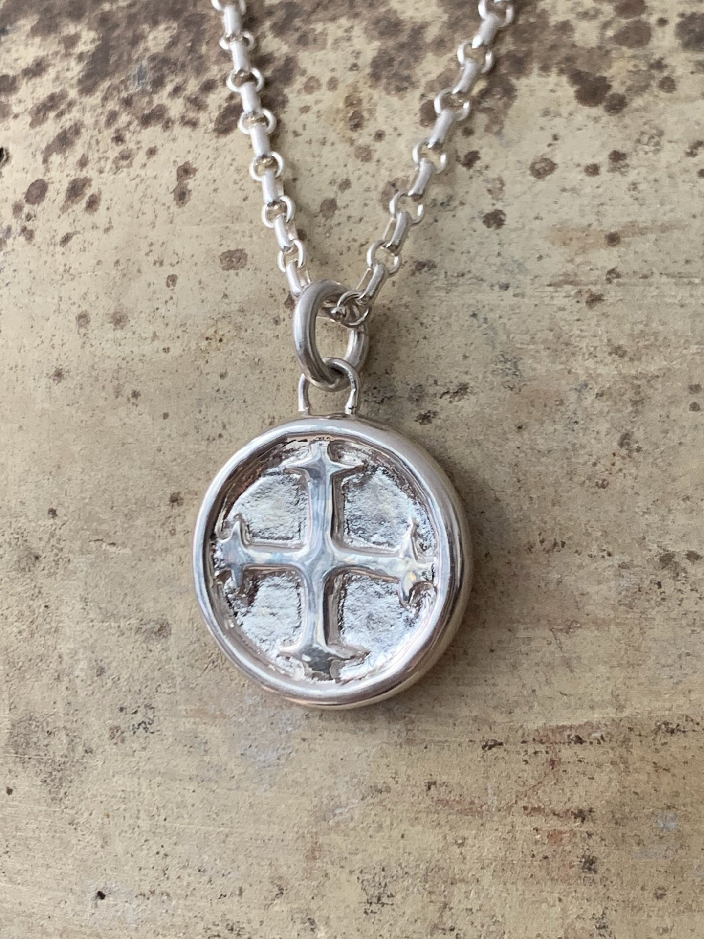 AMS x LL Silver Saint Basil Pendant – lauralombardi